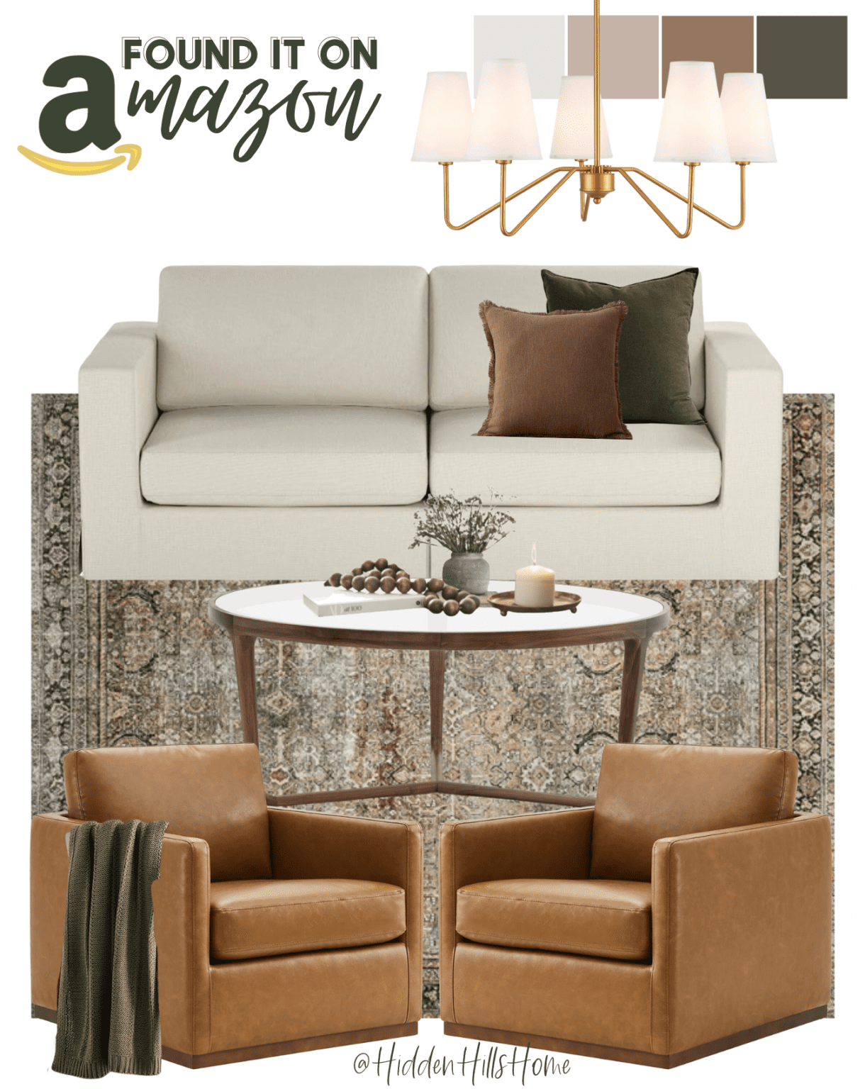 Amazon Home Decor Mood Boards - Hidden Hills Home