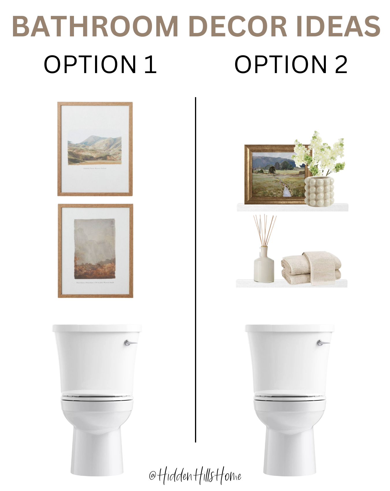 Bathroom Mood Boards - Hidden Hills Home