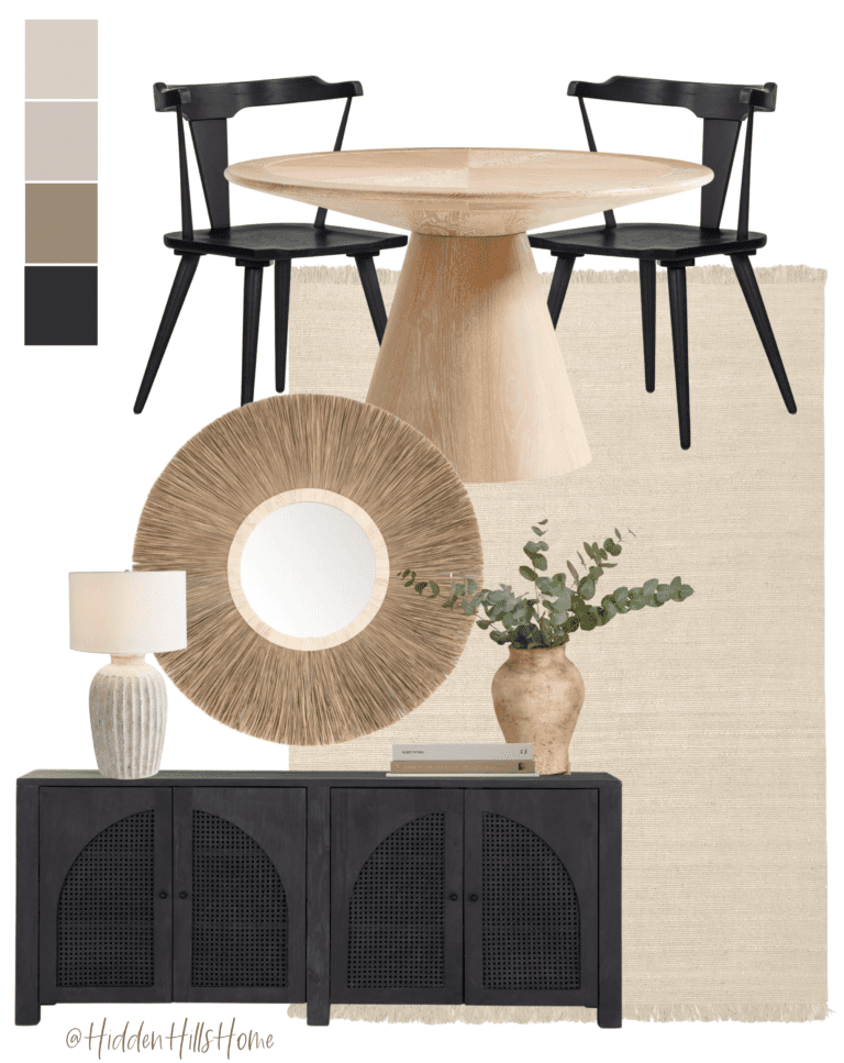 Dining Room Mood Boards - Hidden Hills Home
