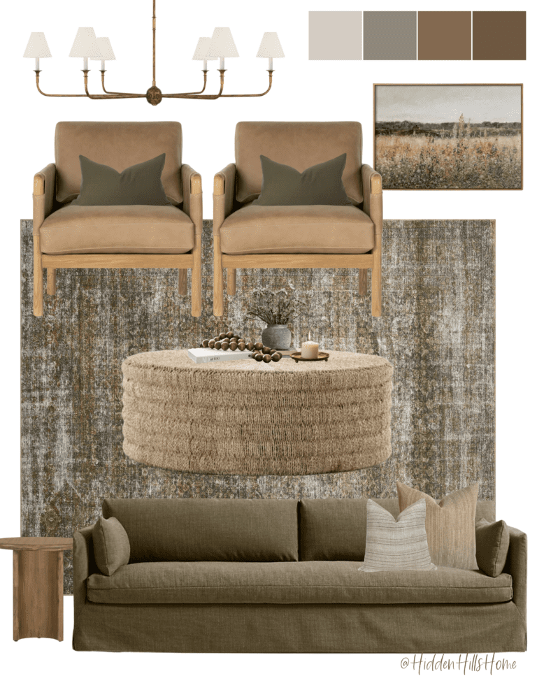 Living Room Mood Boards - Hidden Hills Home
