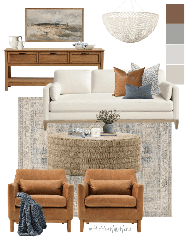 Living Room Mood Boards - Hidden Hills Home