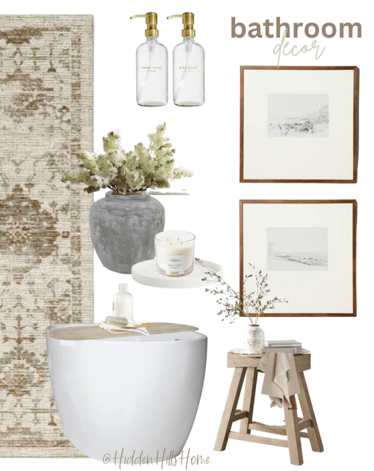Bathroom Mood Boards - Hidden Hills Home