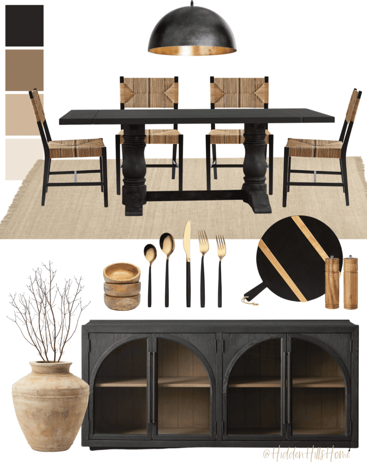 Dining Room Mood Boards - Hidden Hills Home