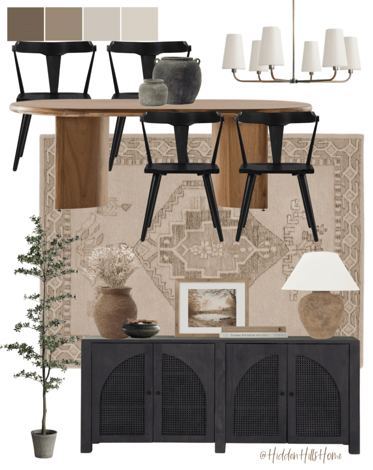 Dining Room Mood Boards - Hidden Hills Home