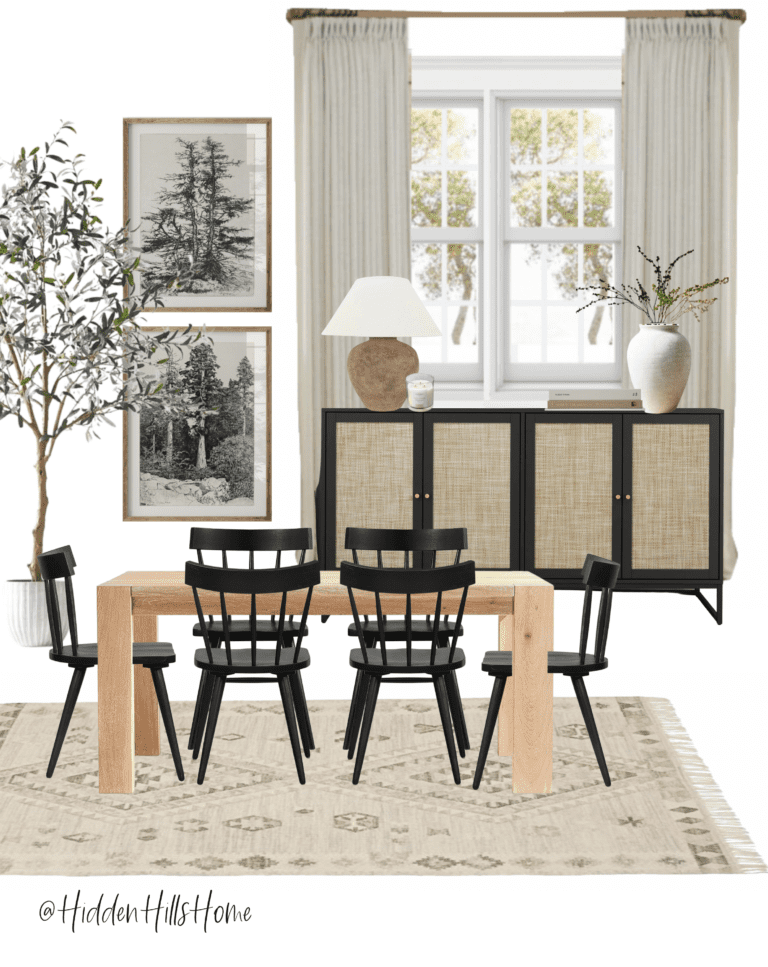 Dining Room Mood Boards - Hidden Hills Home