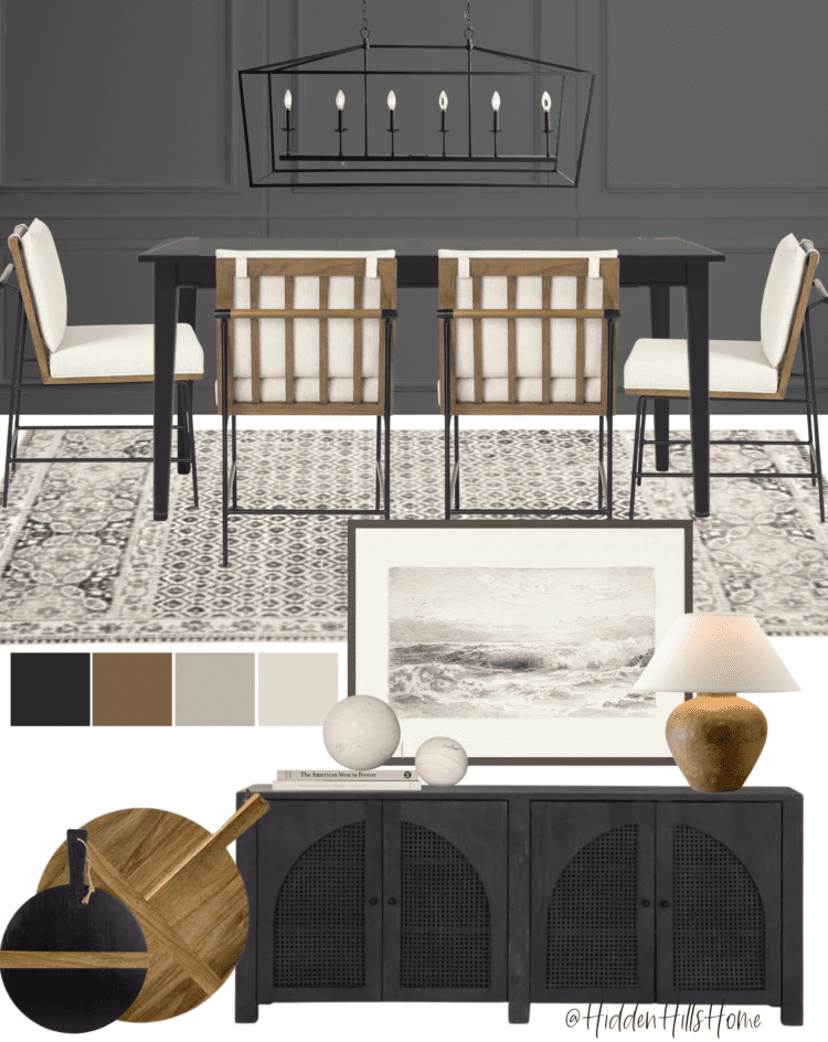 Dining Room Mood Boards - Hidden Hills Home