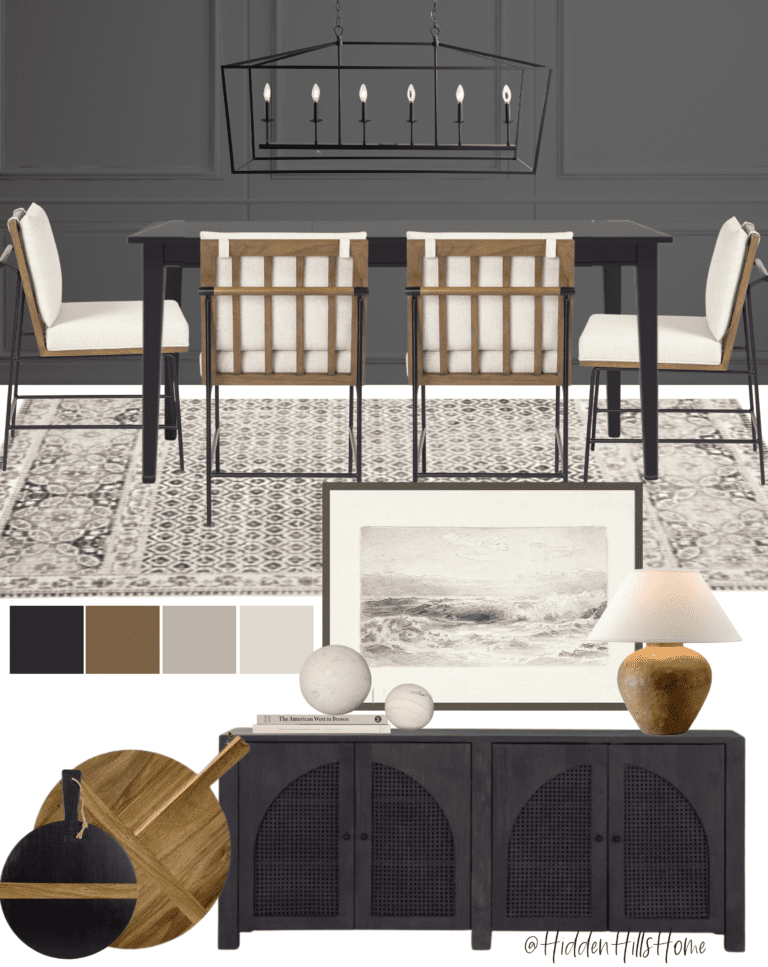 Dining Room Mood Boards - Hidden Hills Home
