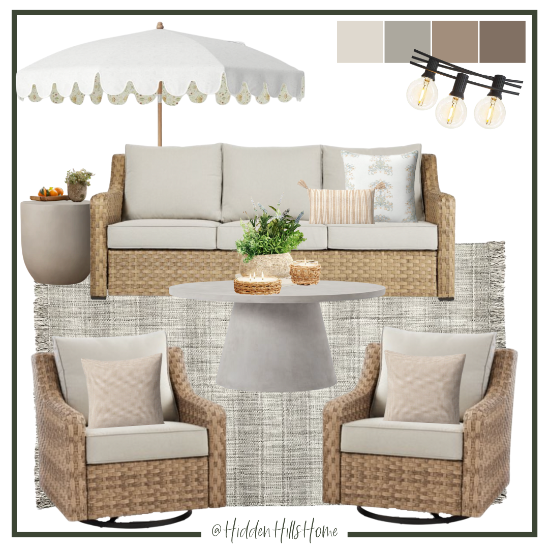 Outdoor Patio Mood Boards - Hidden Hills Home