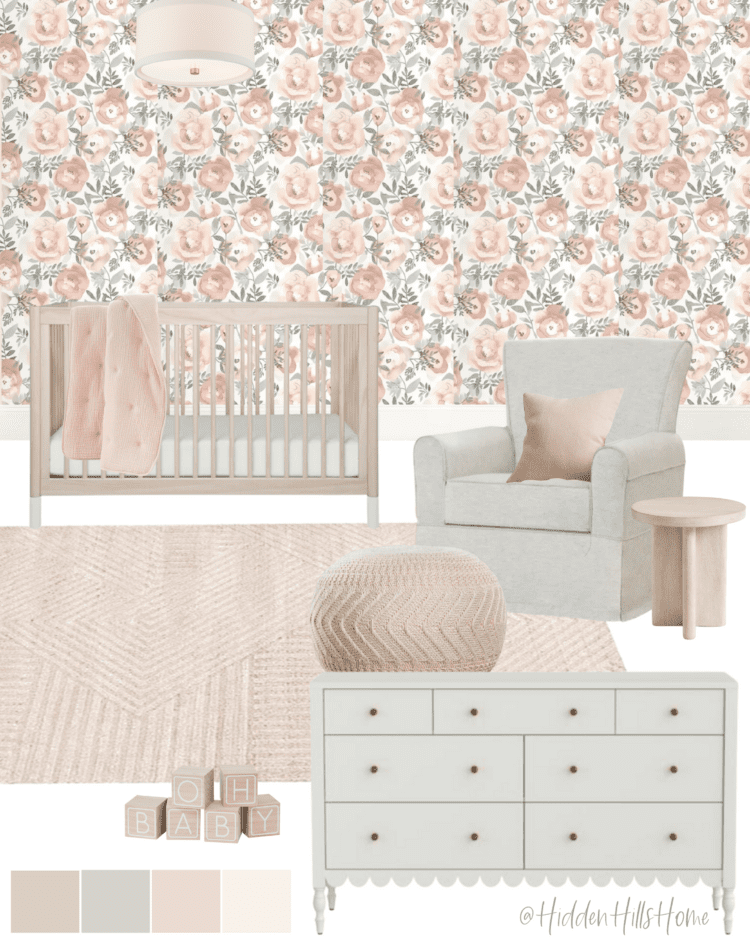 Nursery Mood Boards - Hidden Hills Home