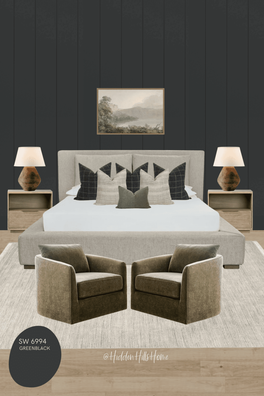 The Best Moody Paint Colors - Hidden Hills Home